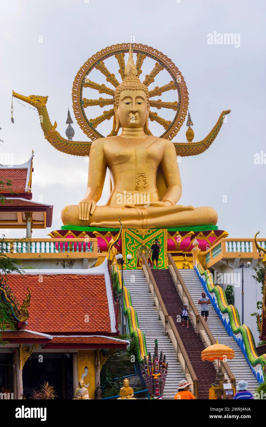 Sitting Buddha at Wat Phra Yai, Buddhist Temple, Big Buddha Temple ...