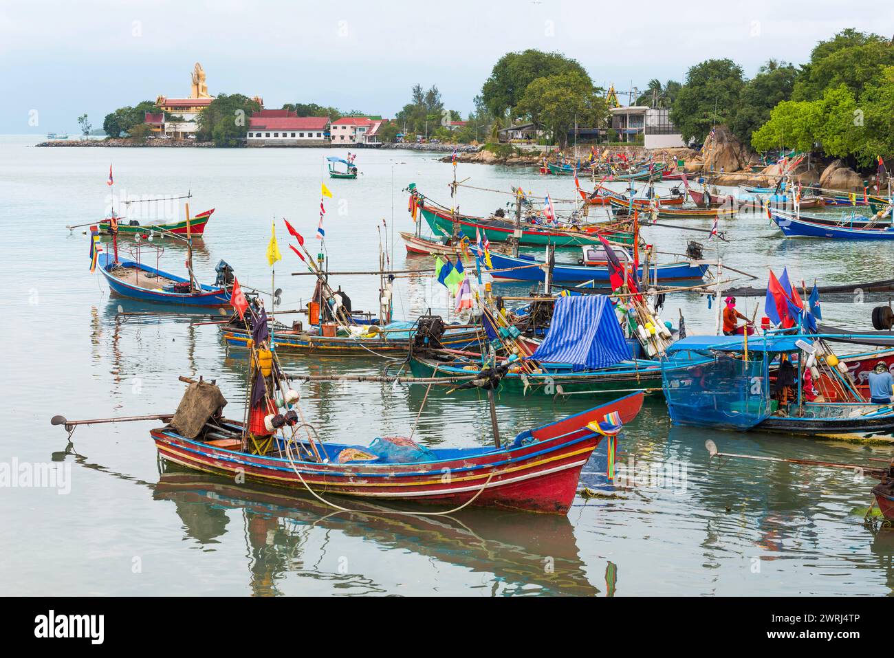 Colourful fishing boats, boat, ship, fishing boat, colourful, colourful ...