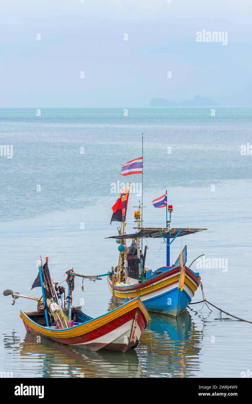 Colourful fishing boats, boat, ship, fishing boat, colourful, colourful ...