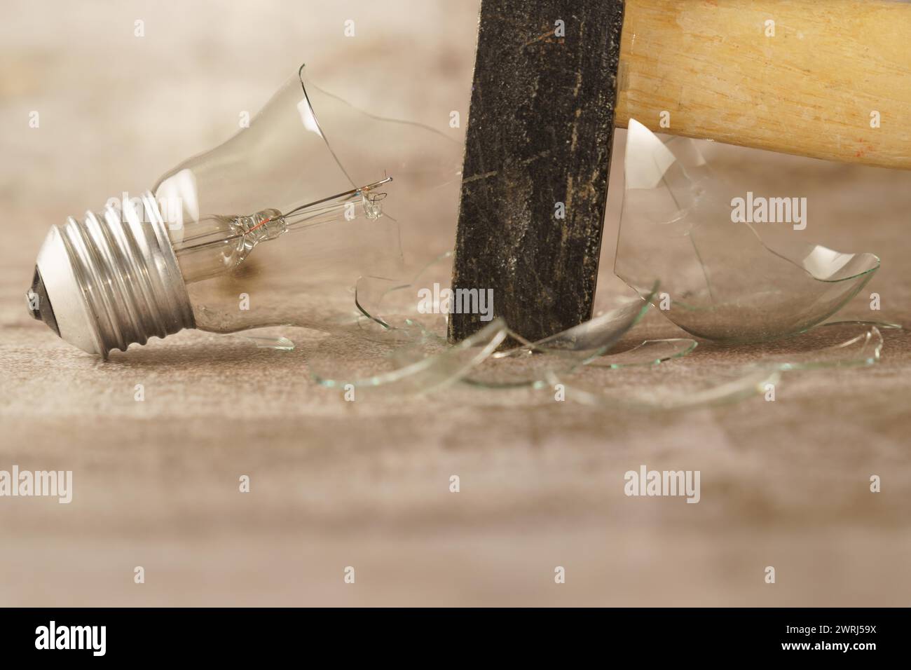 Destroyed bulb hi-res stock photography and images - Alamy