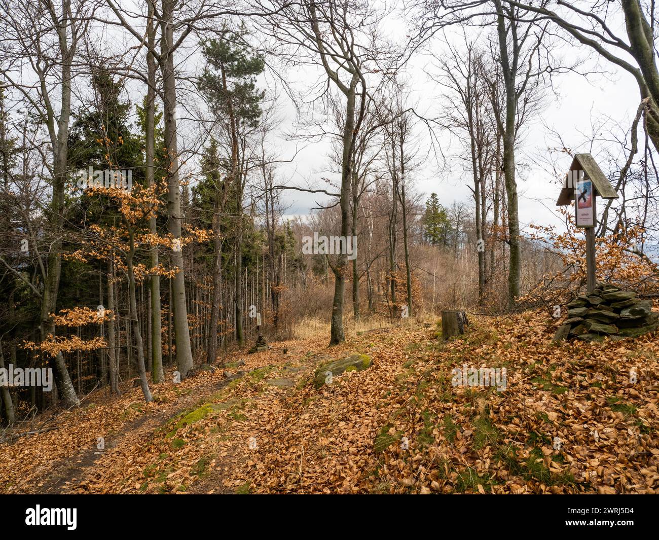 Station of the Passion of Christ, Way of the Cross on the Kulm, Eastern ...