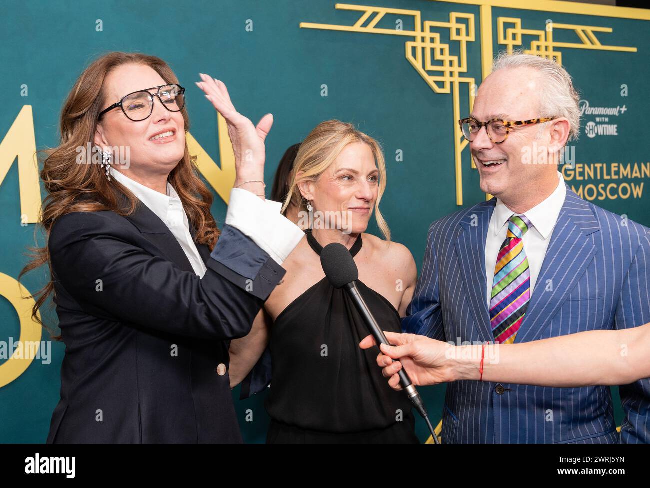 New York, USA. 12th Mar, 2024. Brooke Shields, Margaret Towles, Amor ...