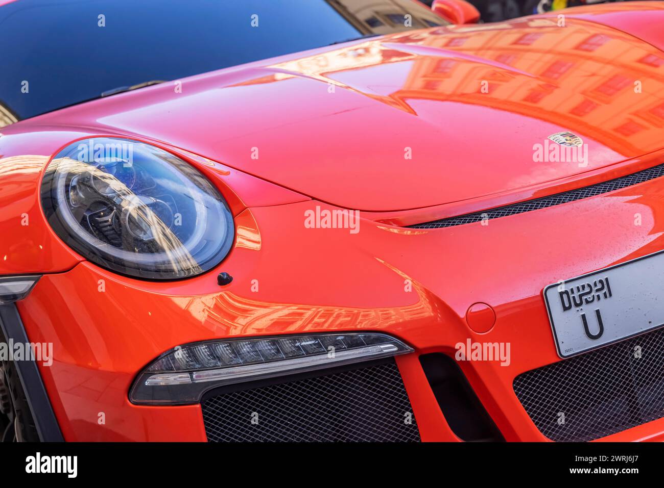 Maximilianstrasse Munich on a normal Saturday, luxury cars on the ...