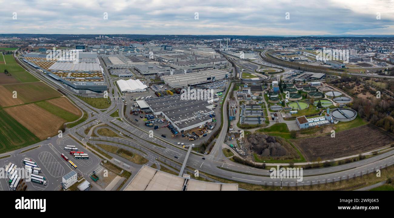 Mercedes-Benz plant Sindelfingen, Gate 5, where Factory 56 produces the ...