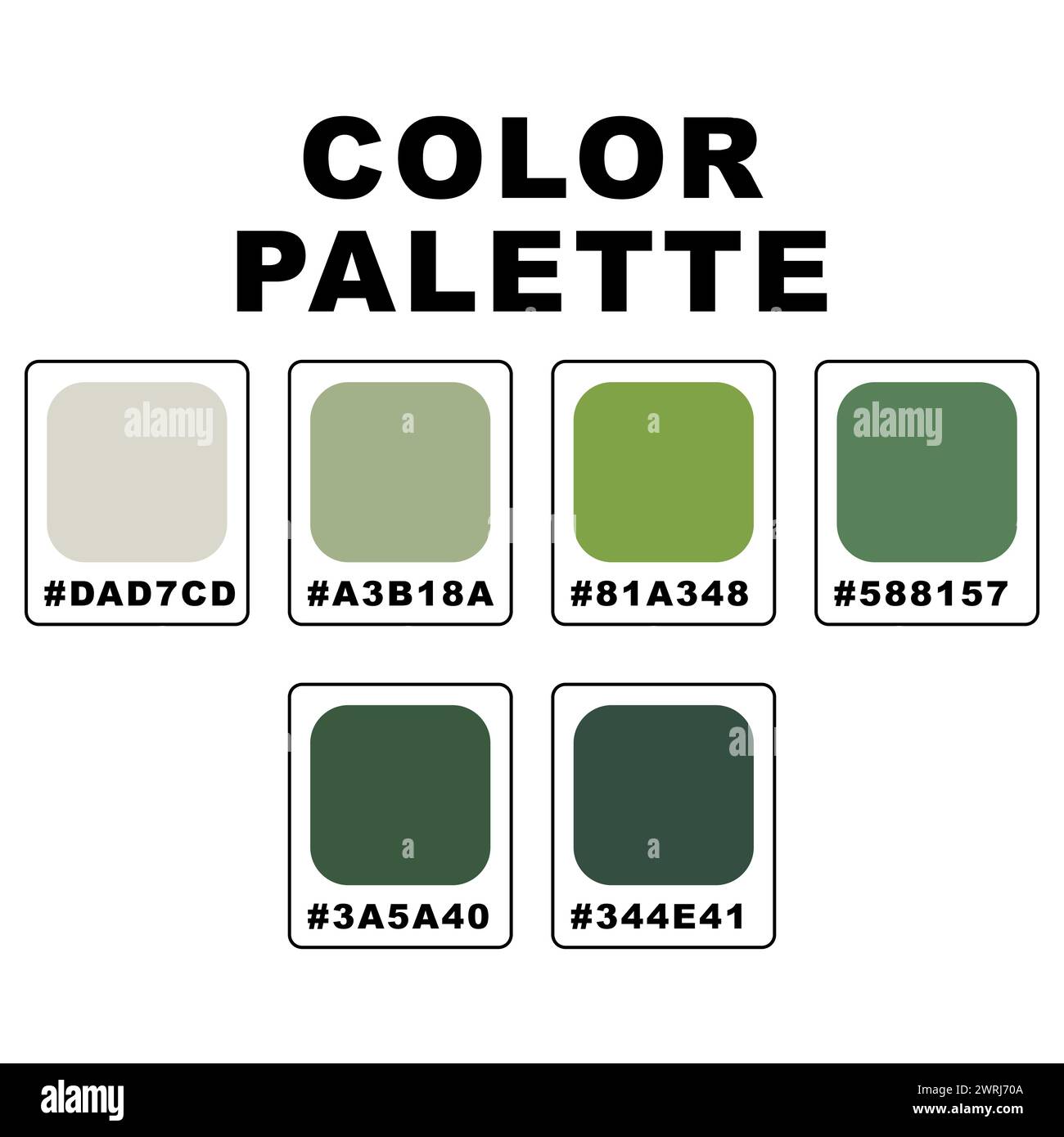 Vector illustration with palette. Color matching palette. Fashion Trend ... Vector illustration with palette. Color matching palette. Fashion Trend ...