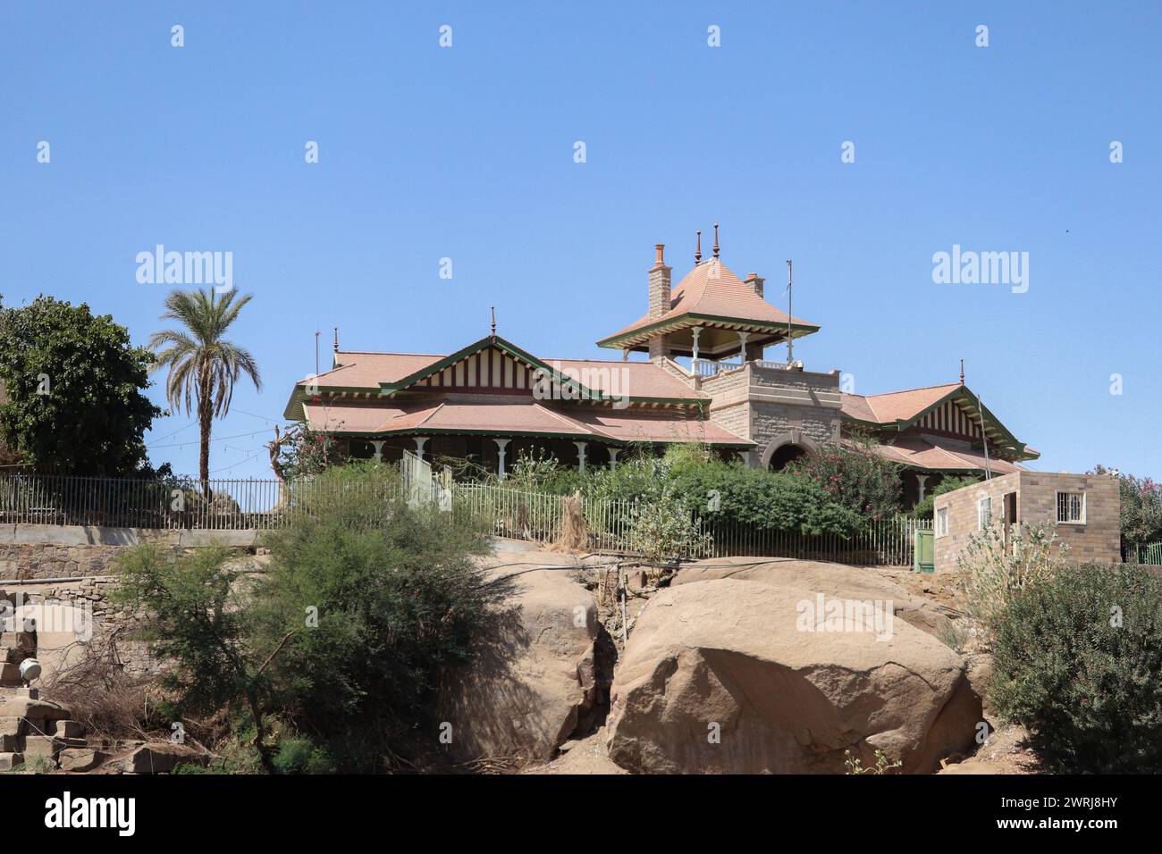 Aswan museum on Elephantine island Stock Photo - Alamy