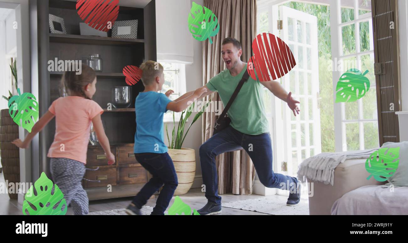 Family coming over hi-res stock photography and images - Alamy