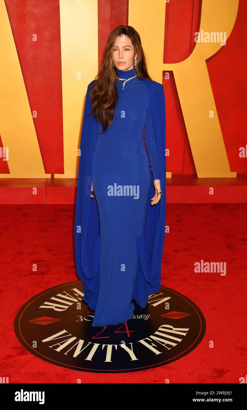 BEVERLY HILLS, CALIFORNIA - MARCH 10: Jessica Biel attends the 2024 ...