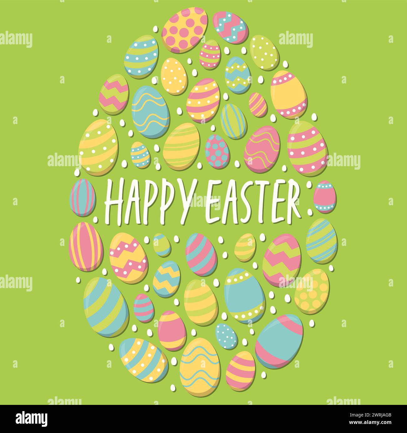Abstract green easter egg Stock Vector Images - Alamy