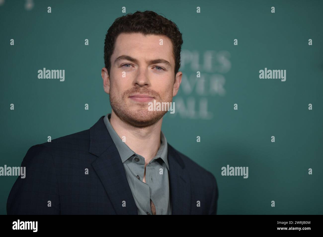 Nate Mann arrives at the premiere of "Apples Never Fall" on Tuesday ...