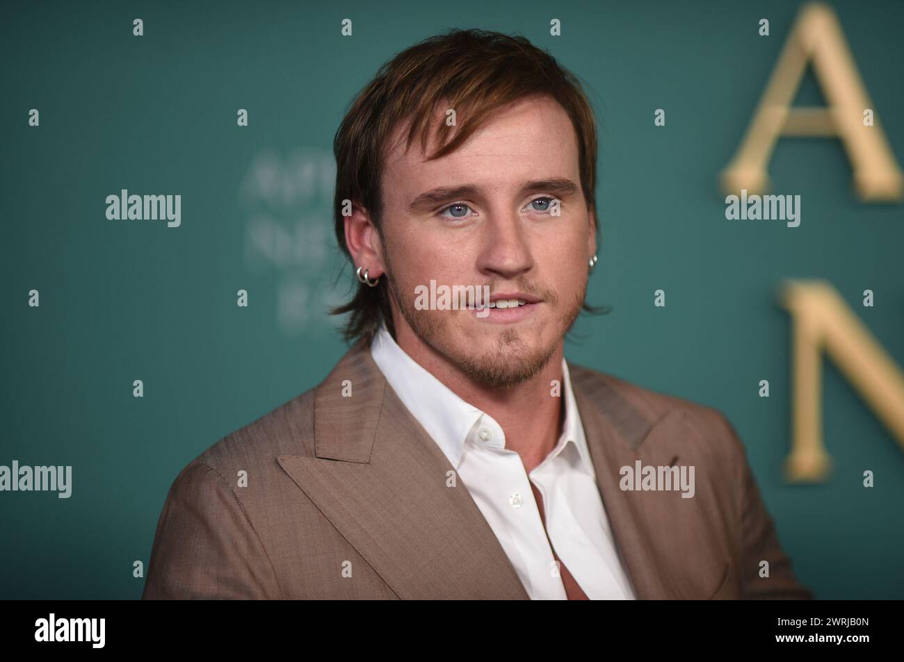 Conor Merrigan-Turner arrives at the premiere of "Apples Never Fall" on ...