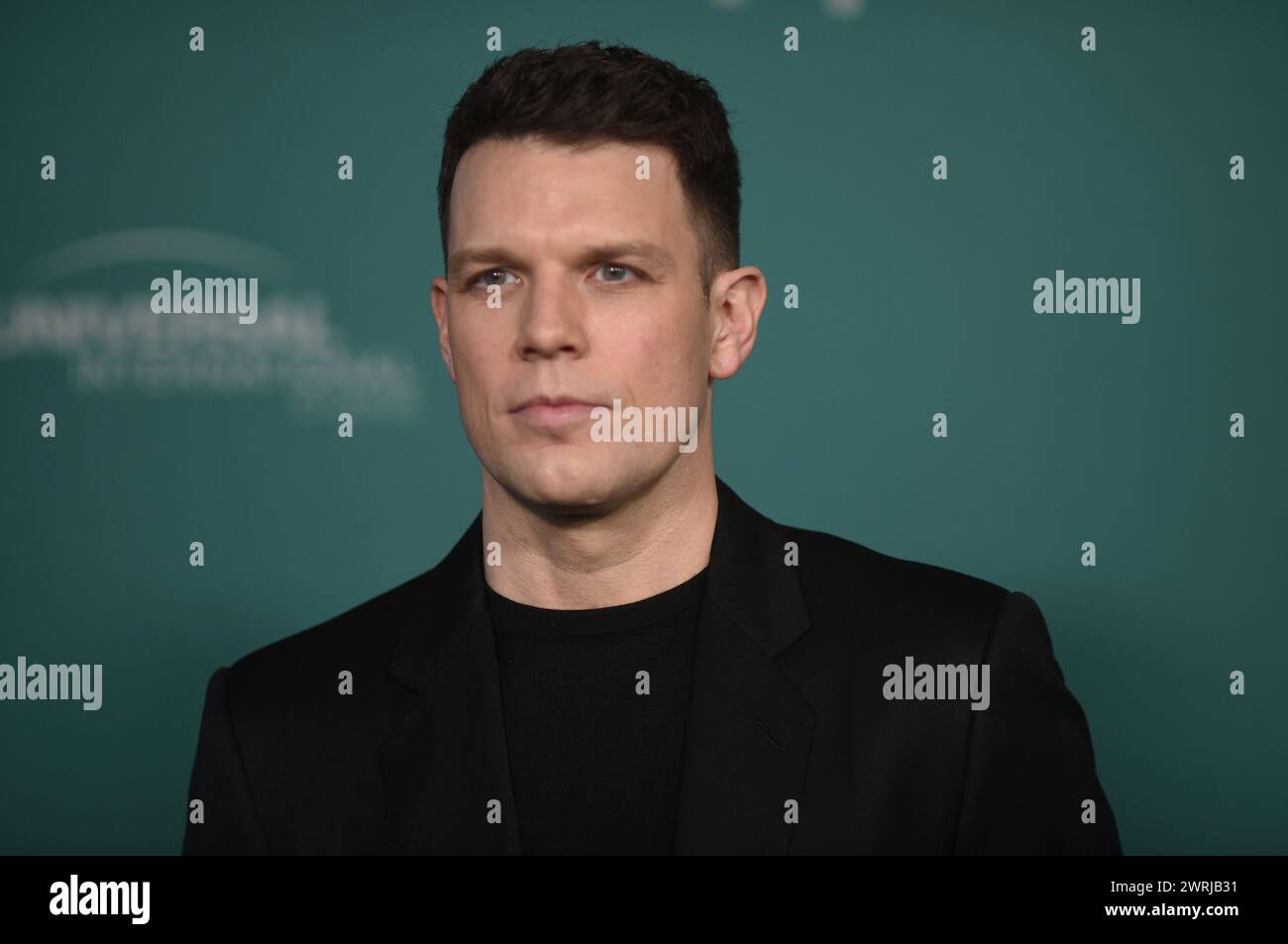 Jake Lacy arrives at the premiere of "Apples Never Fall" on Tuesday ...