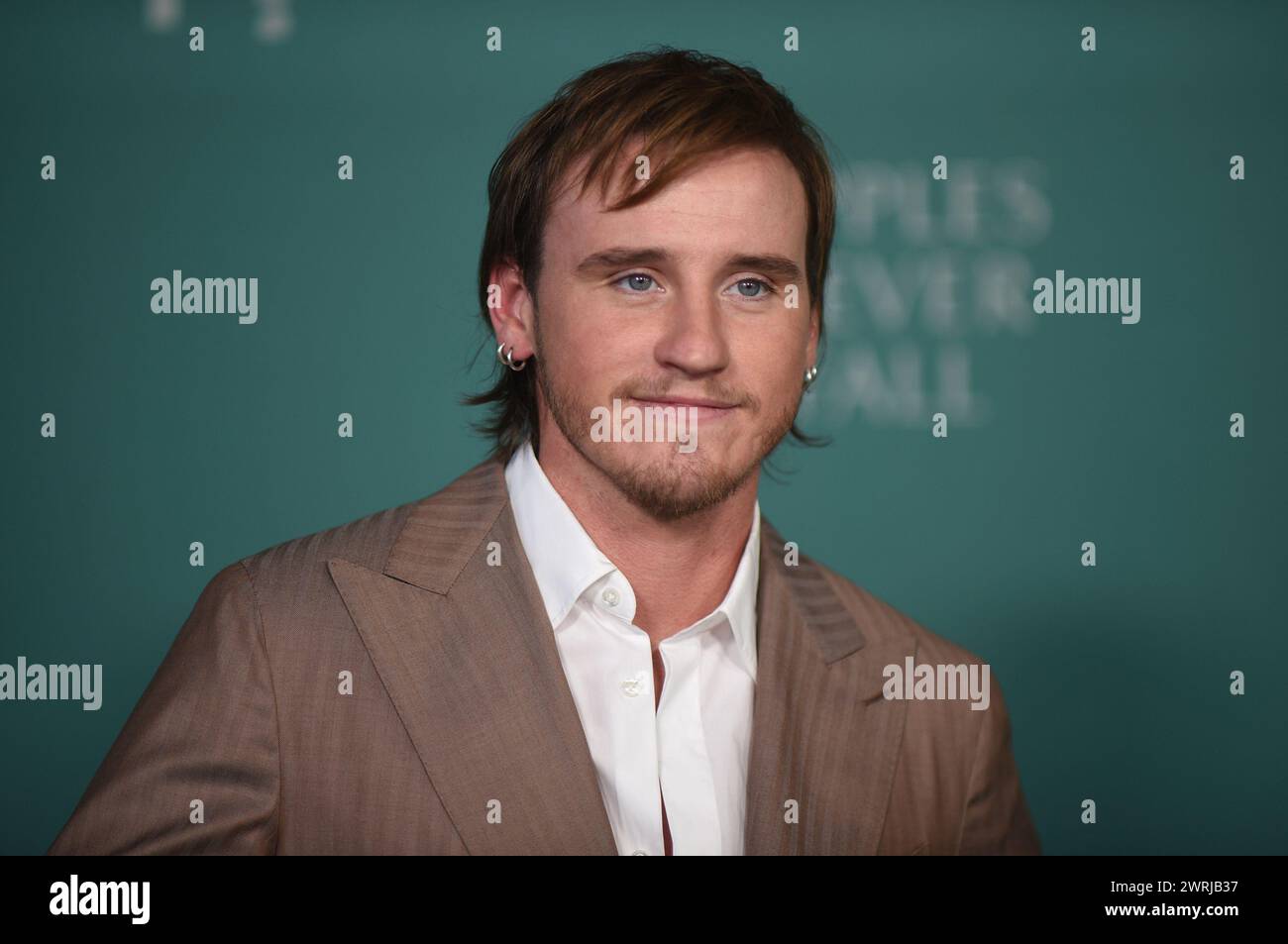 Conor Merrigan-Turner arrives at the premiere of "Apples Never Fall" on ...