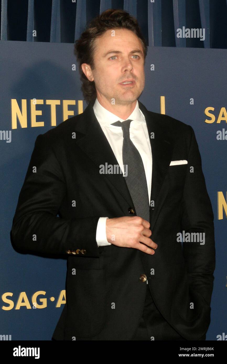 LOS ANGELES - FEB 25: Casey Affleck at the 30th Screen Actors Guild ...