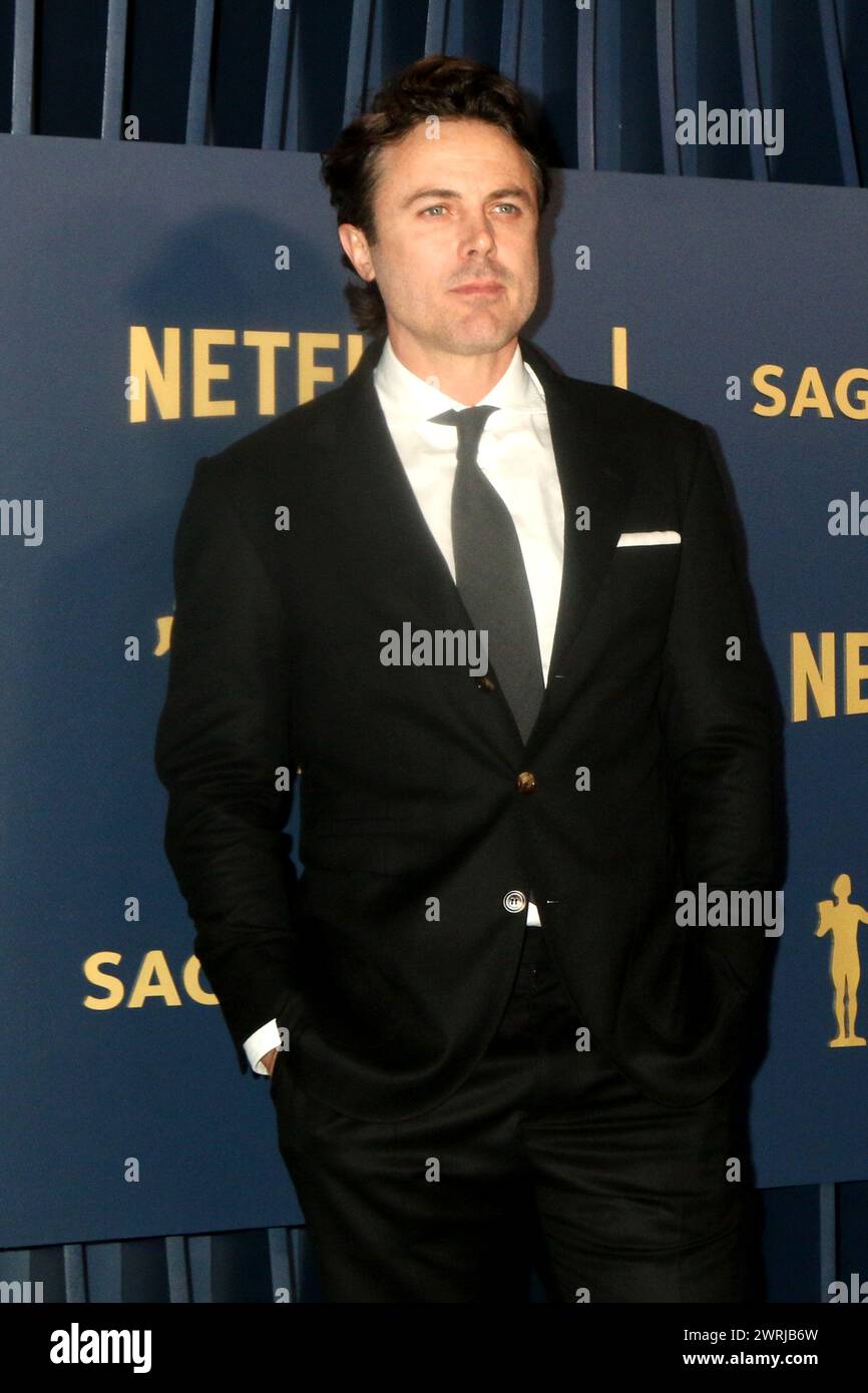 LOS ANGELES - FEB 25: Casey Affleck at the 30th Screen Actors Guild ...