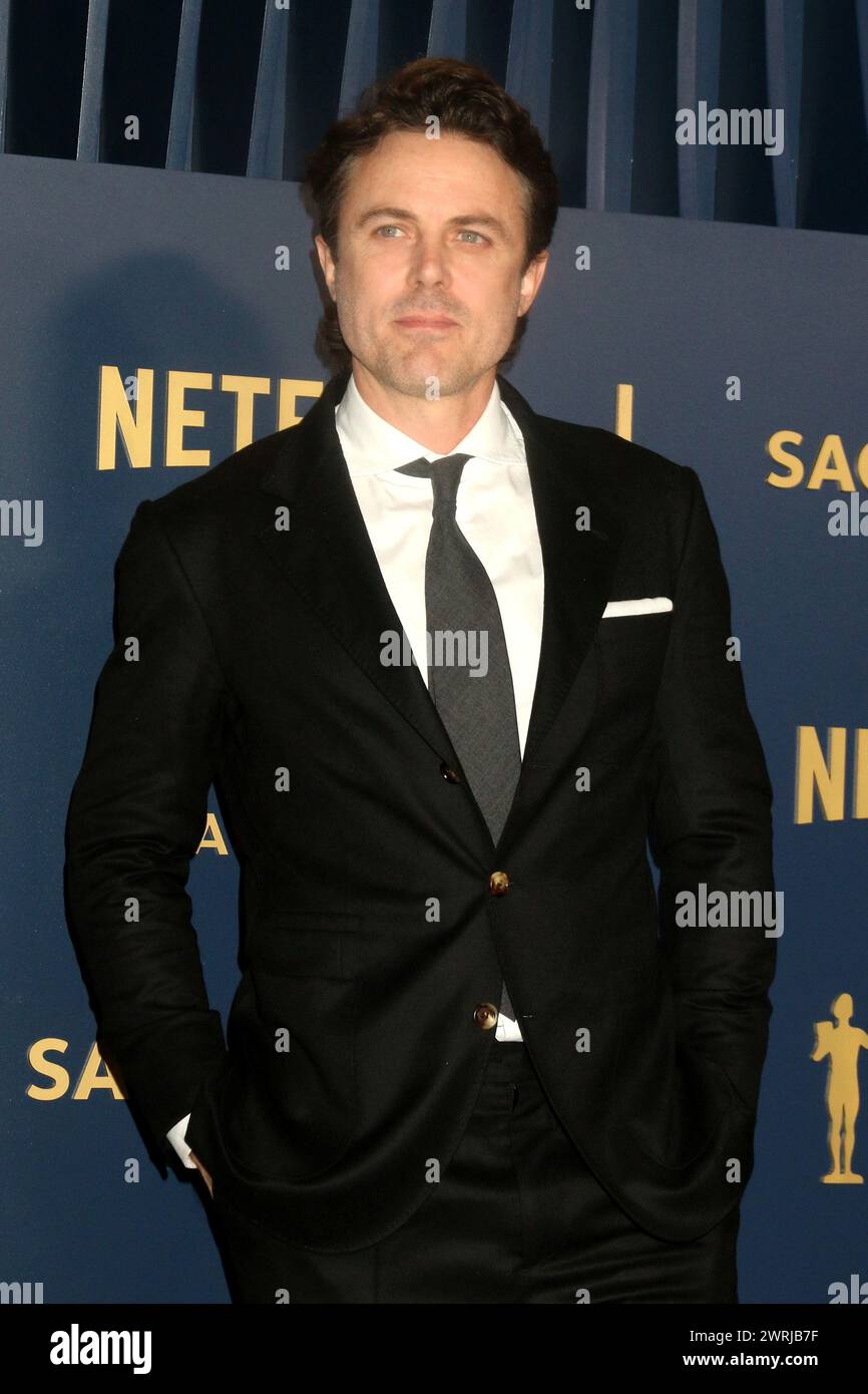 LOS ANGELES - FEB 25: Casey Affleck at the 30th Screen Actors Guild ...