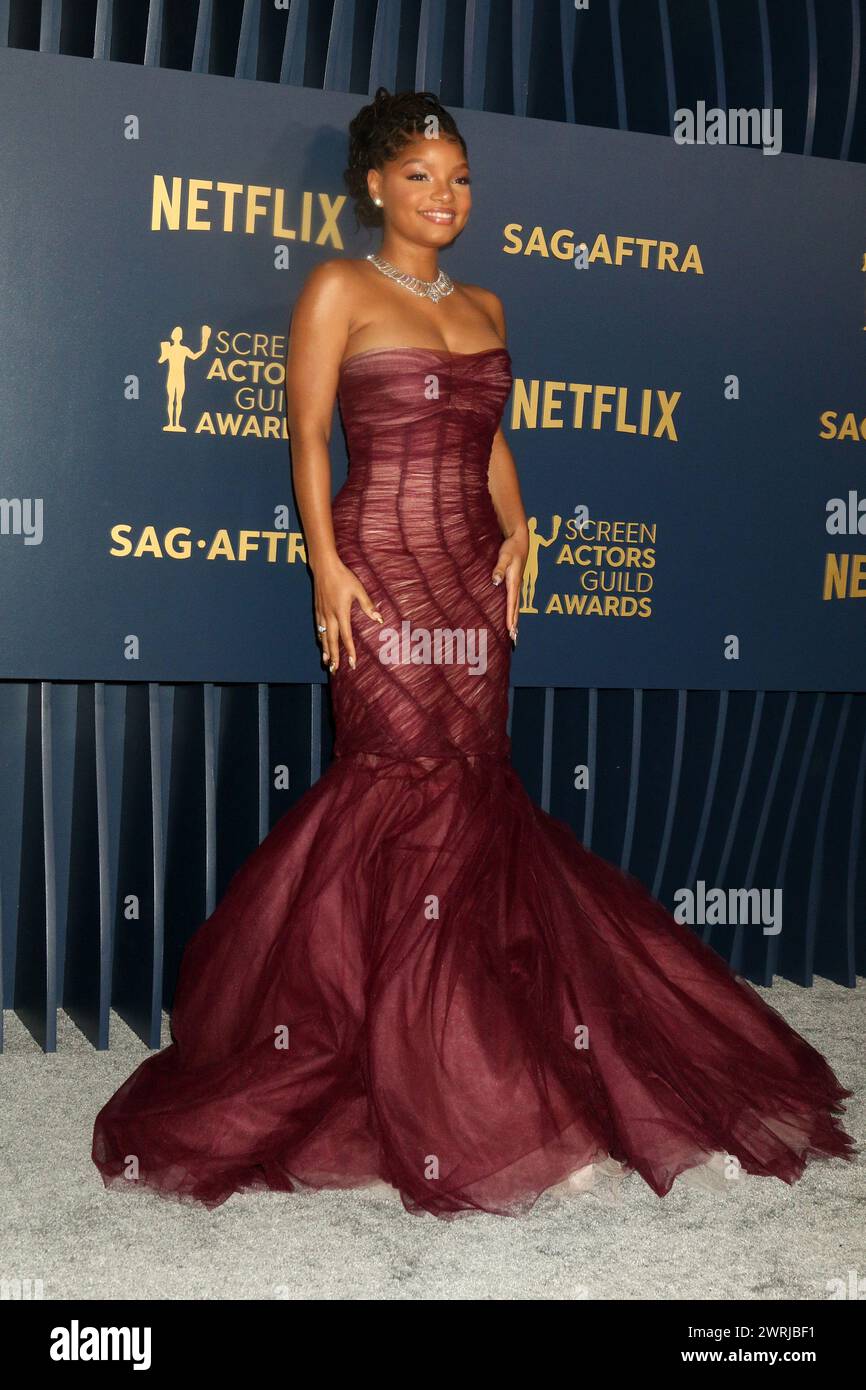 LOS ANGELES - FEB 25: Halle Bailey at the 30th Screen Actors Guild ...