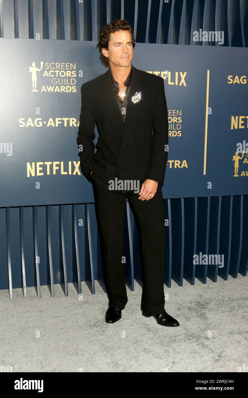 LOS ANGELES - FEB 25: Matt Bomer at the 30th Screen Actors Guild Awards ...