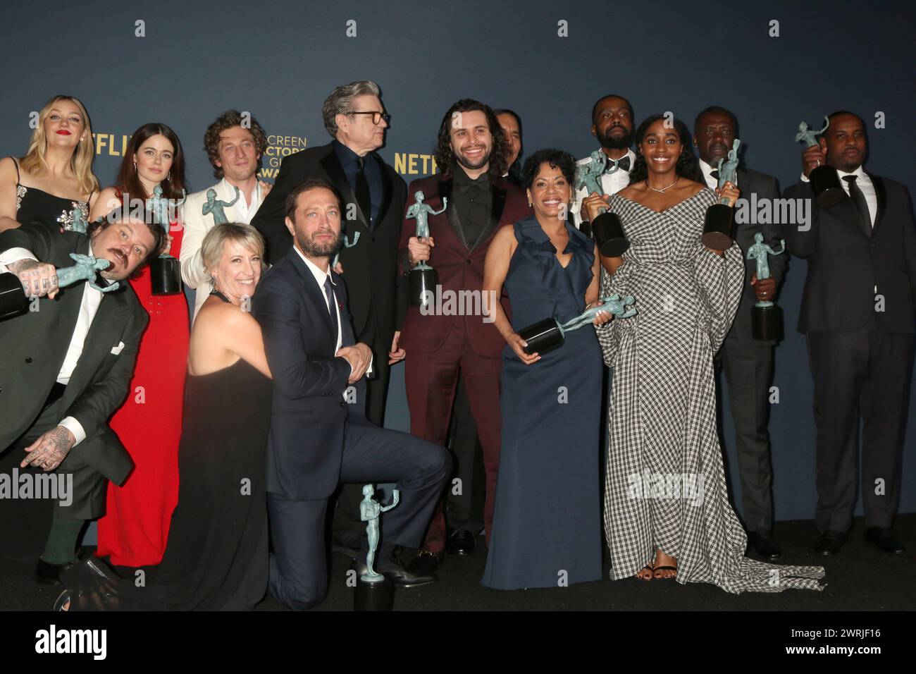 LOS ANGELES - FEB 25: The Bear Cast, Abby Elliott, Jeremy Allen White ...