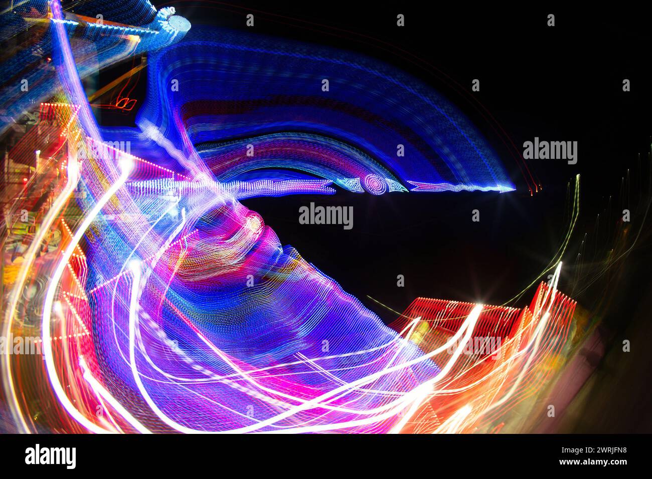 A Light Painting with fair colors for colorful experimental backgrounds ...