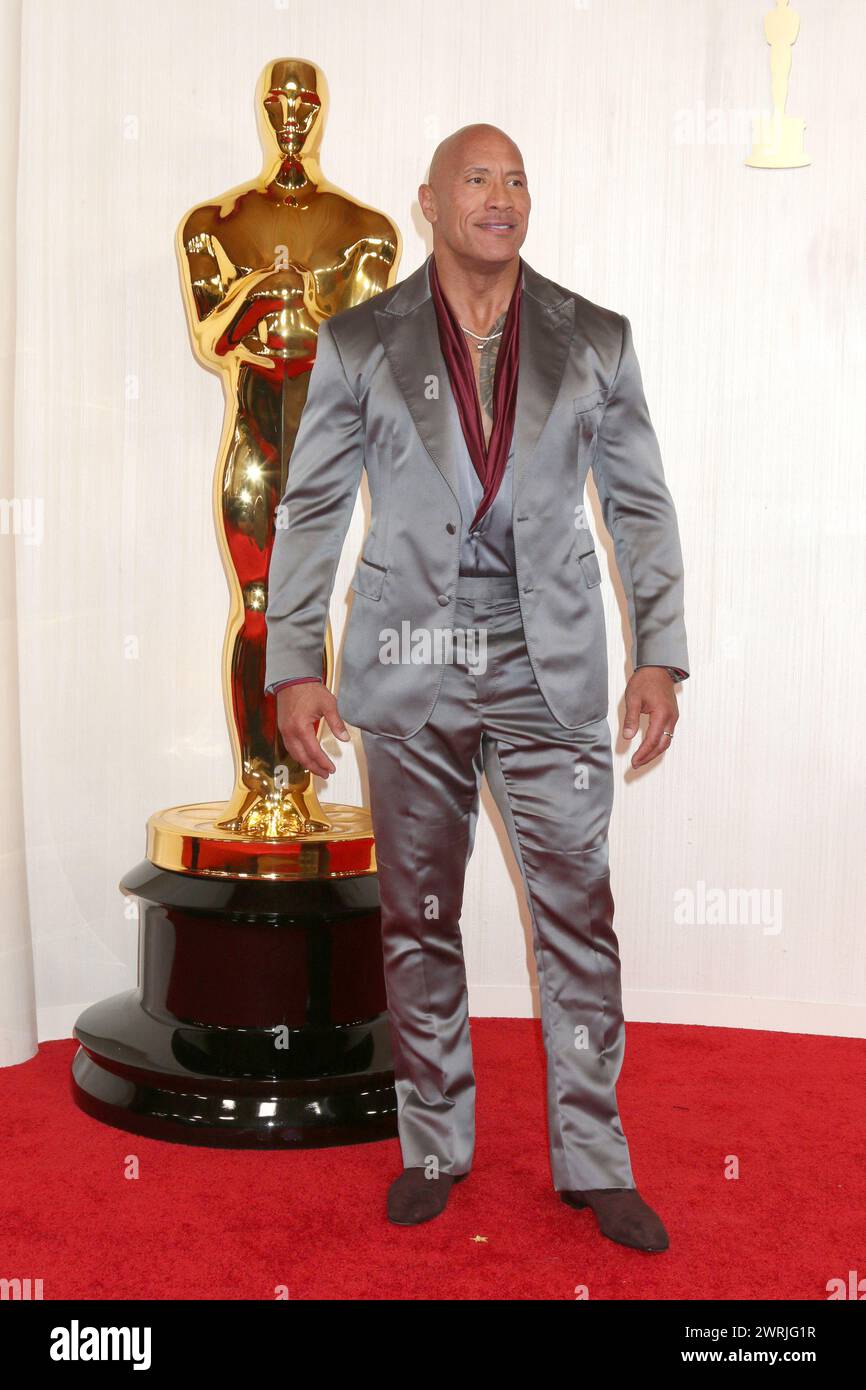 LOS ANGELES - MAR 10: Dwayne Johnson at the 96th Academy Awards ...