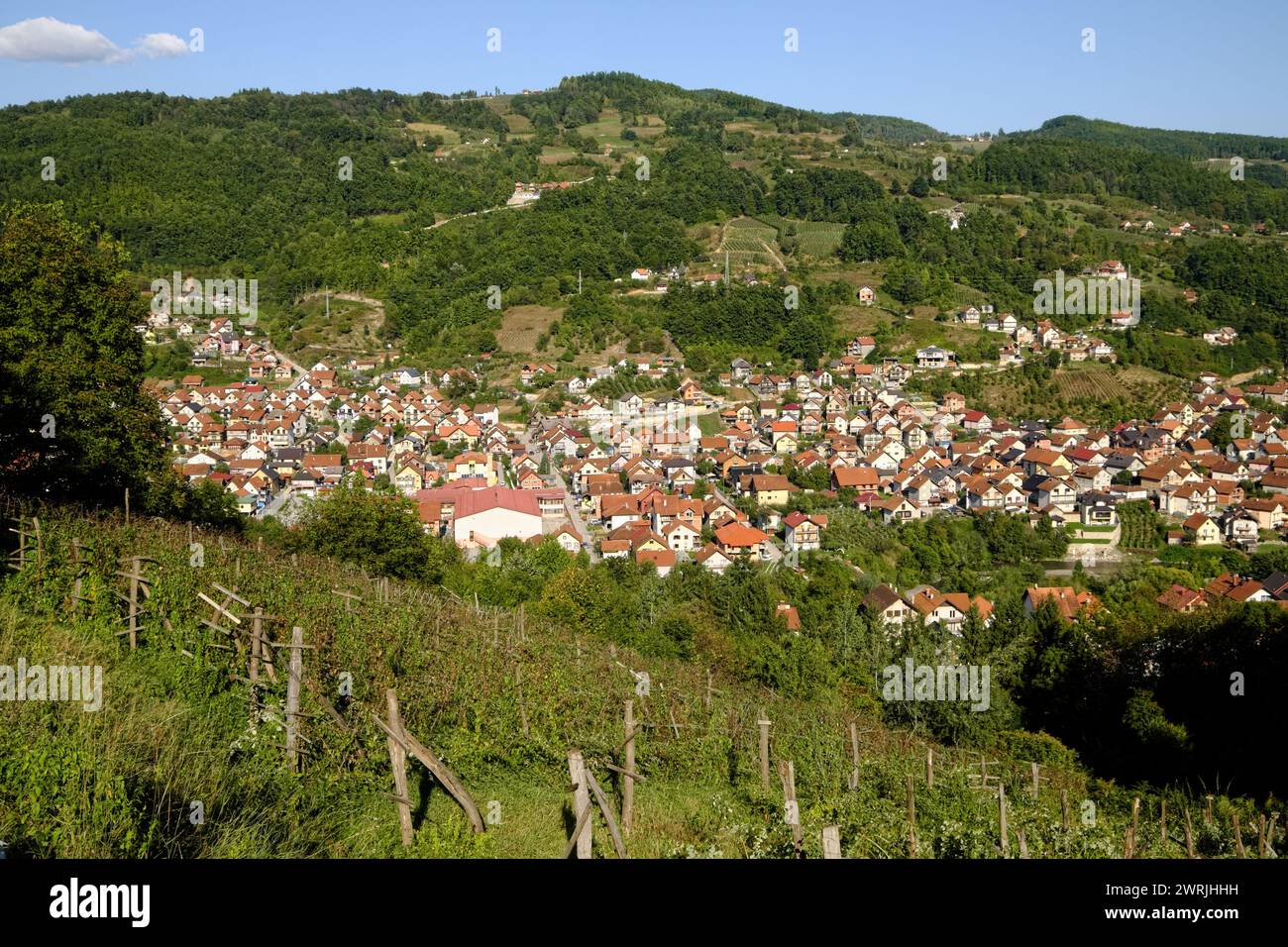 woodland village of Ivanjica in South-Western Serbia Stock Photo - Alamy
