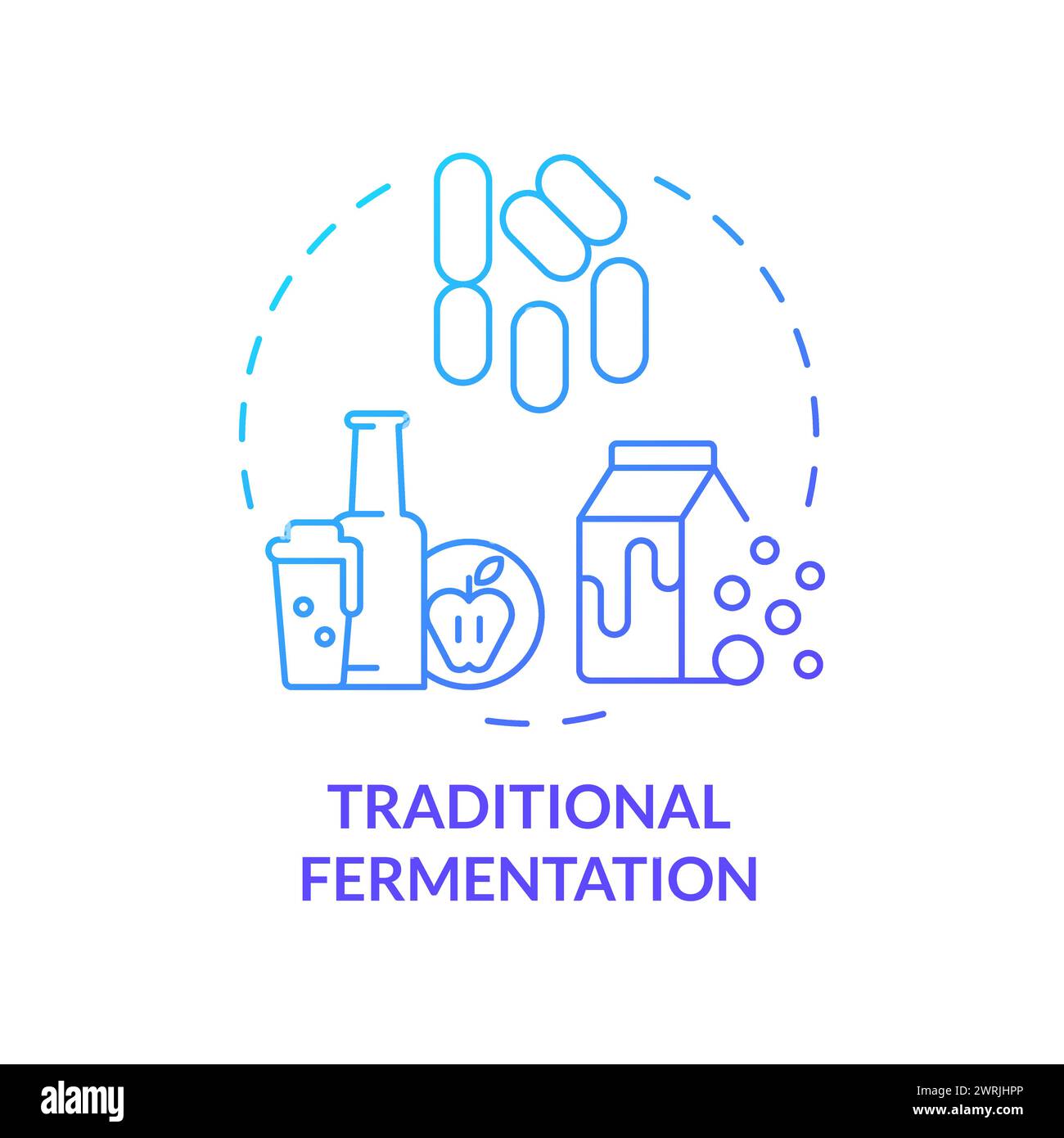 Microbial fermentation Stock Vector Images - Alamy