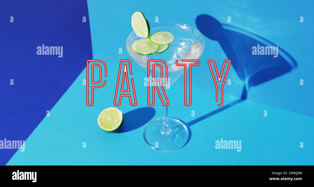 Cocktail party invitation hi-res stock photography and images - Alamy