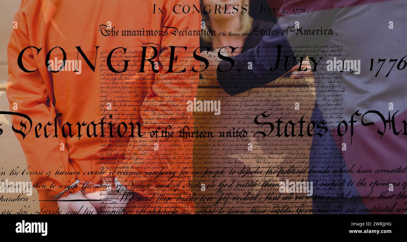 Image of judge during trial over document moving Stock Photo - Alamy