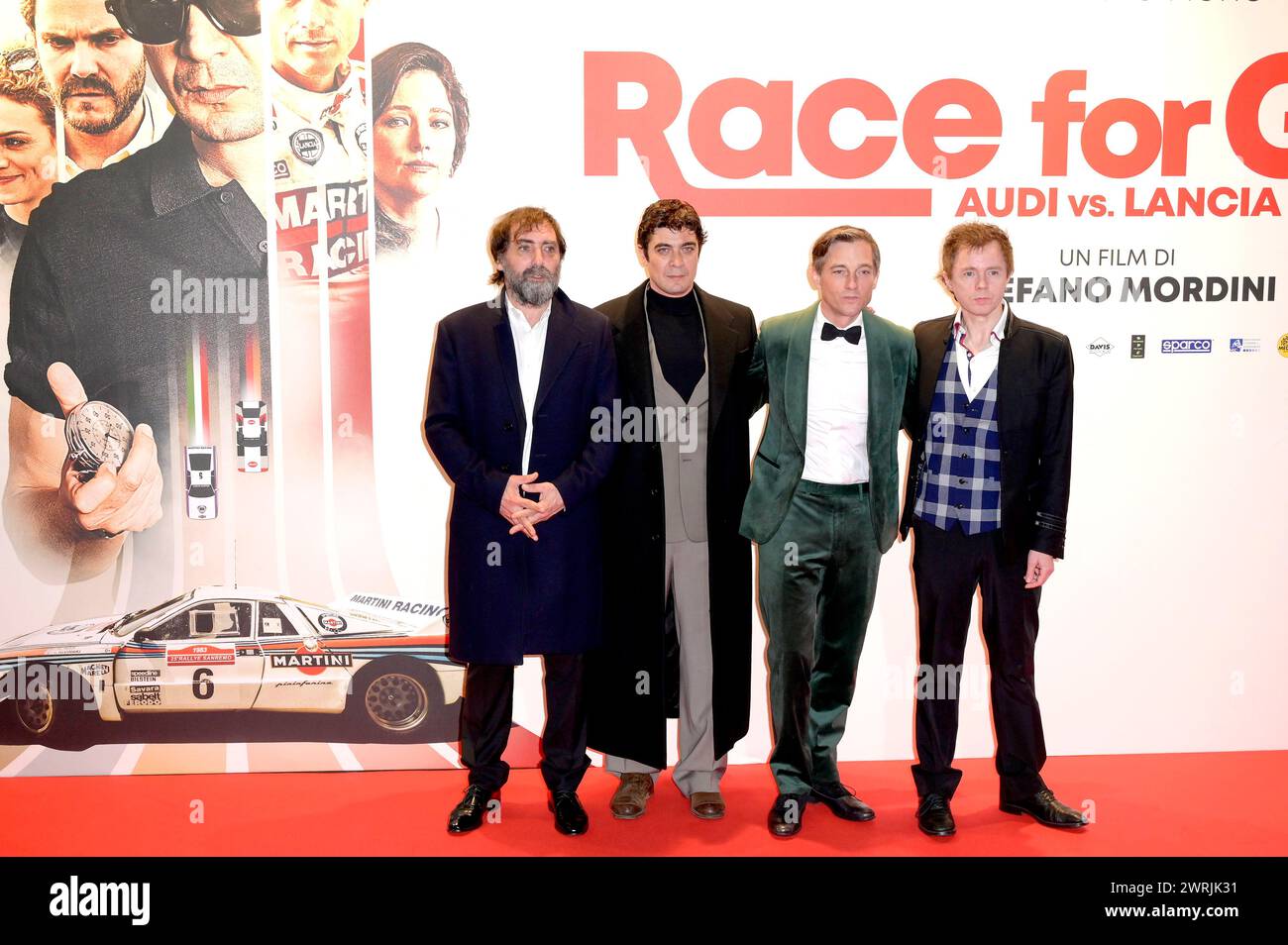 Stefano Mordini, Riccardo Scamarcio, Volker Bruch und Gianmaria Martini ...