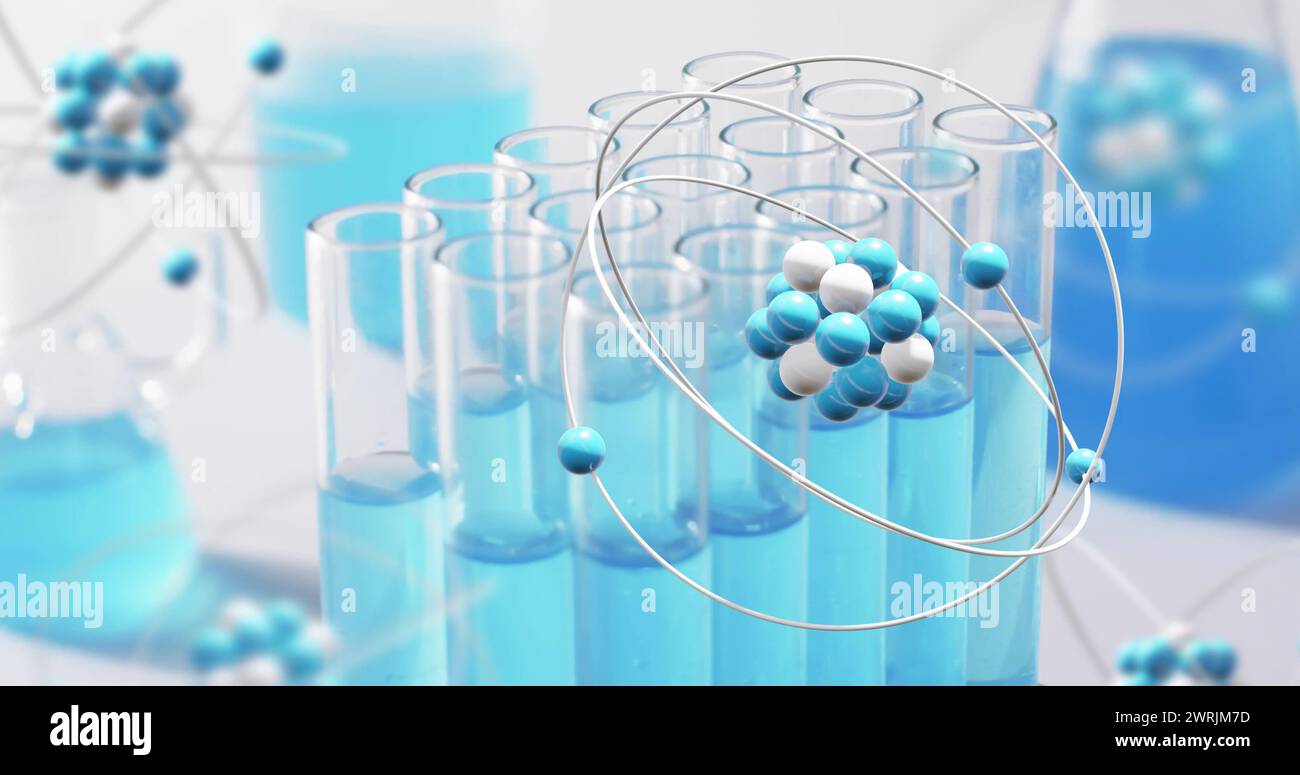Experiment atom laboratory hi-res stock photography and images - Alamy