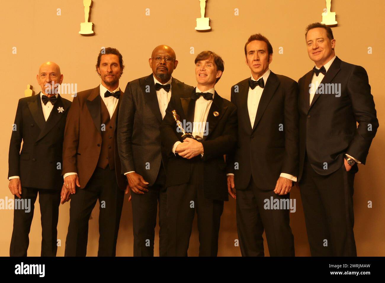 LOS ANGELES - MAR 10: Ben Kingsley, Matthew McConaughey, Cillian Murphy ...