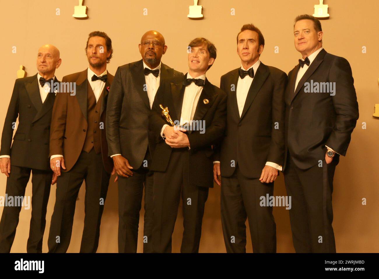 LOS ANGELES - MAR 10: Ben Kingsley, Matthew McConaughey, Cillian Murphy ...