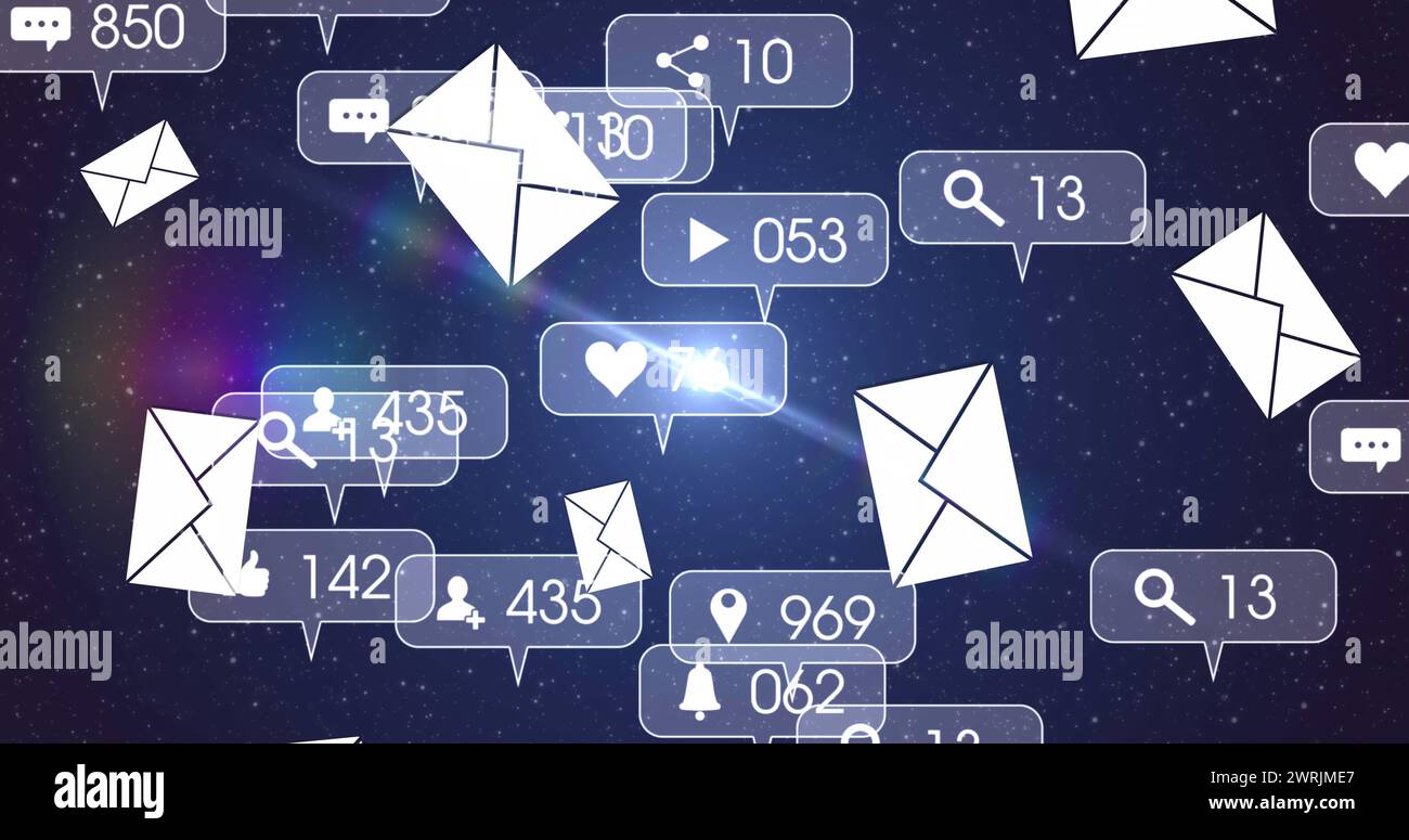 Digital envelope hi-res stock photography and images - Alamy