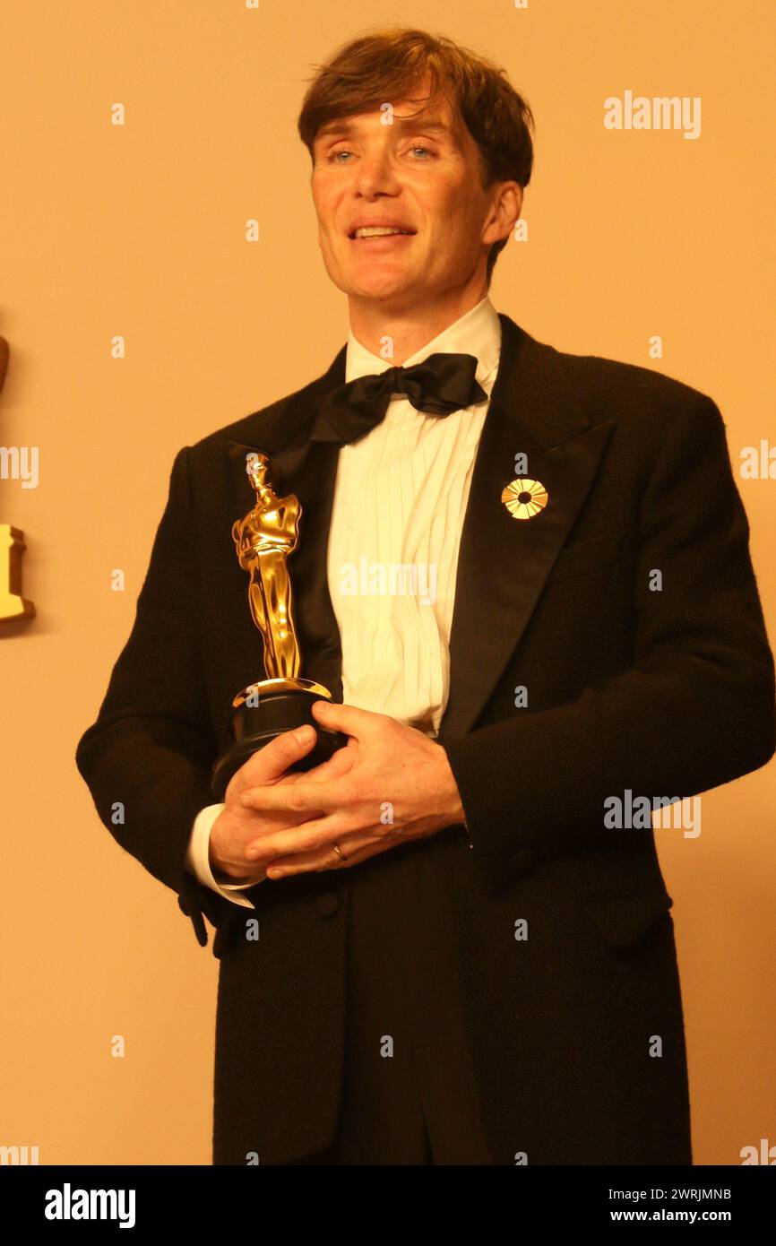 LOS ANGELES - MAR 10: Cillian Murphy at the 96th Academy Awards Press ...