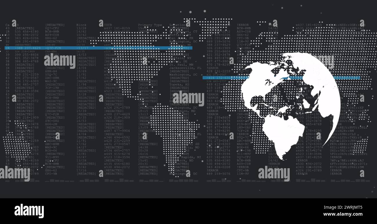 Spinning globe map hi-res stock photography and images - Alamy