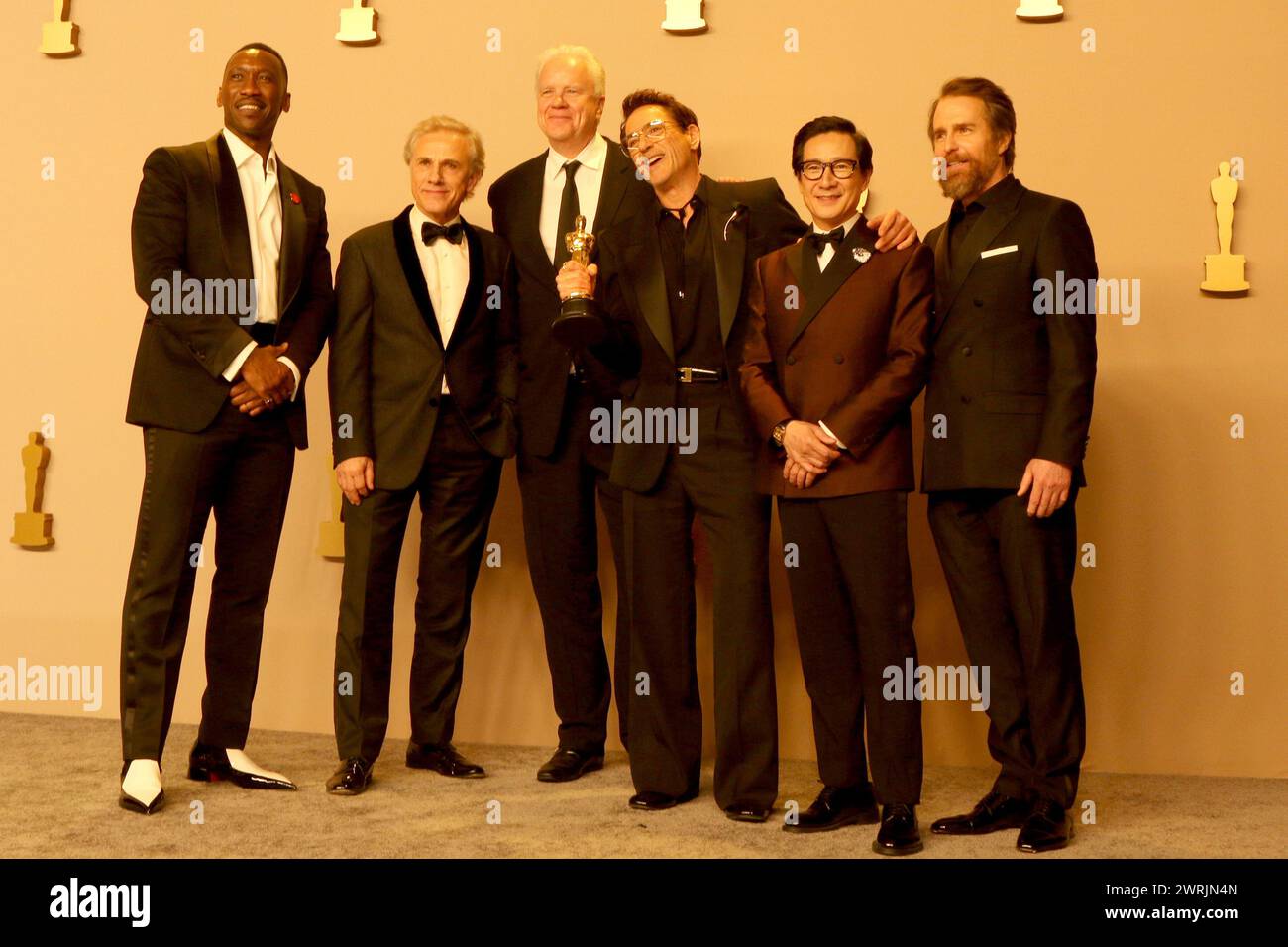 LOS ANGELES - MAR 10: Mahershala Ali, Christoph Waltz, Tim Robbins ...