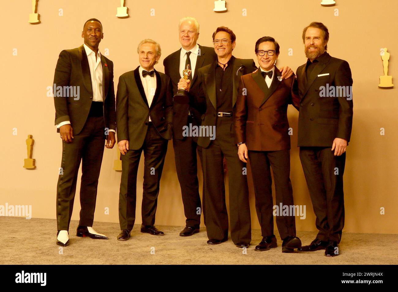 LOS ANGELES - MAR 10: Mahershala Ali, Christoph Waltz, Tim Robbins ...