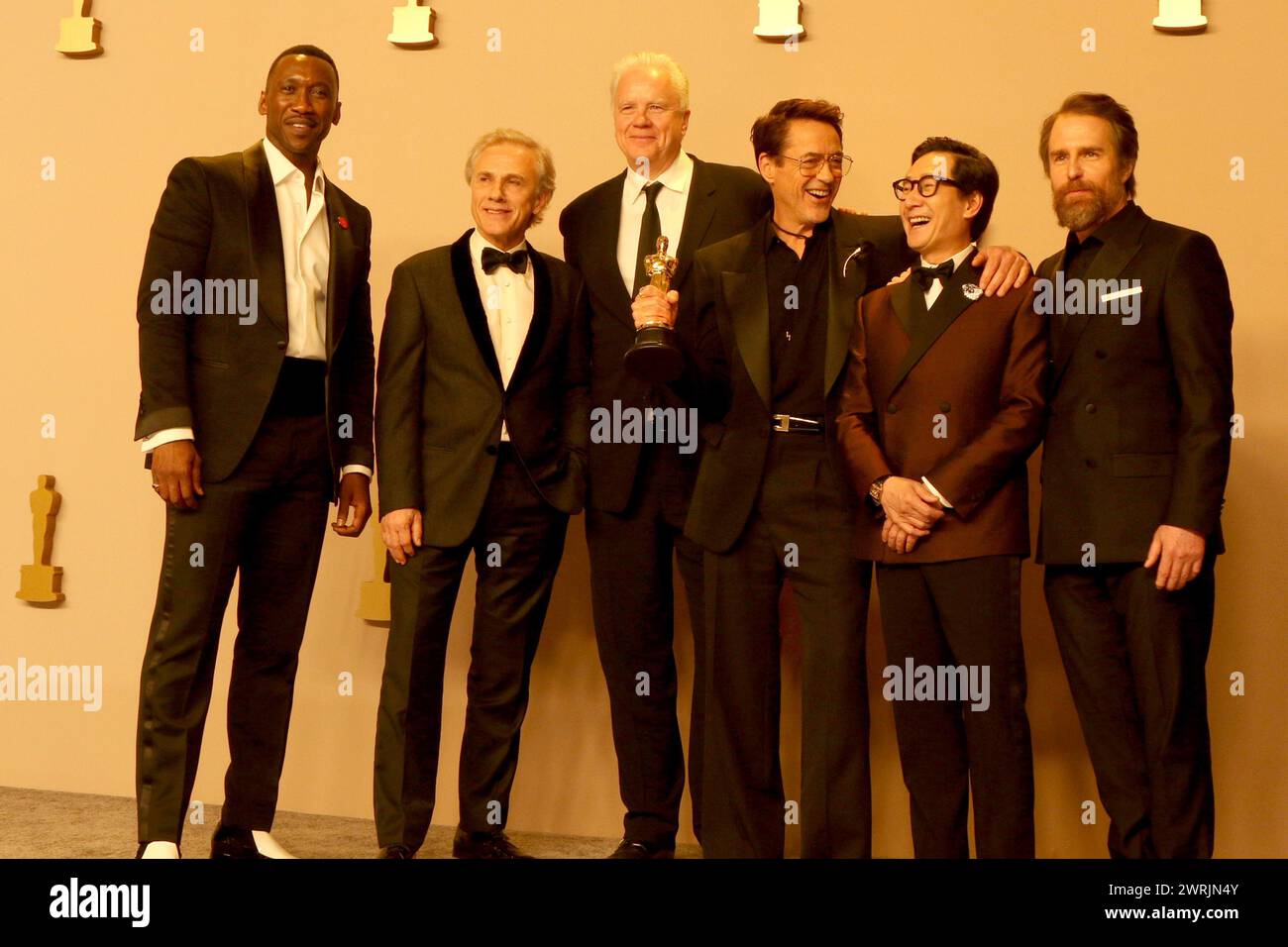 LOS ANGELES - MAR 10: Mahershala Ali, Christoph Waltz, Tim Robbins ...