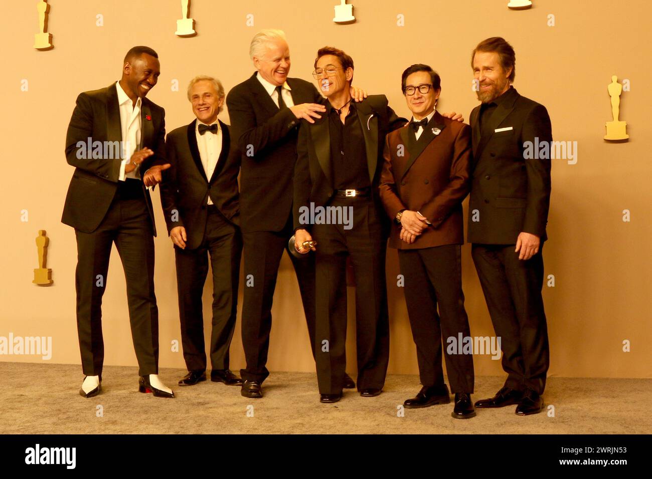 LOS ANGELES - MAR 10: Mahershala Ali, Christoph Waltz, Tim Robbins ...