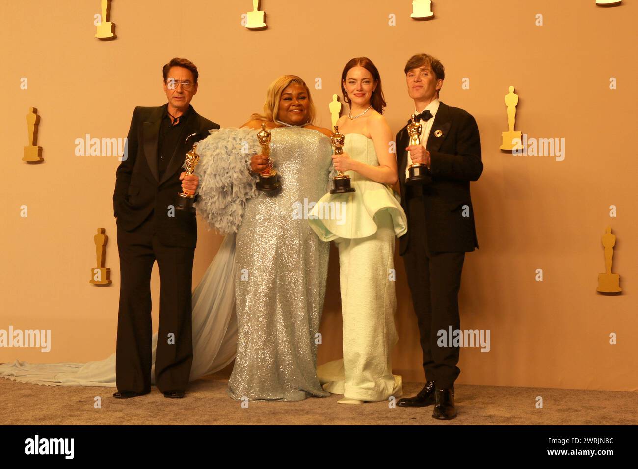 LOS ANGELES - MAR 10: Robert Downey Jr., Da'Vine Joy Randolph, Emma ...