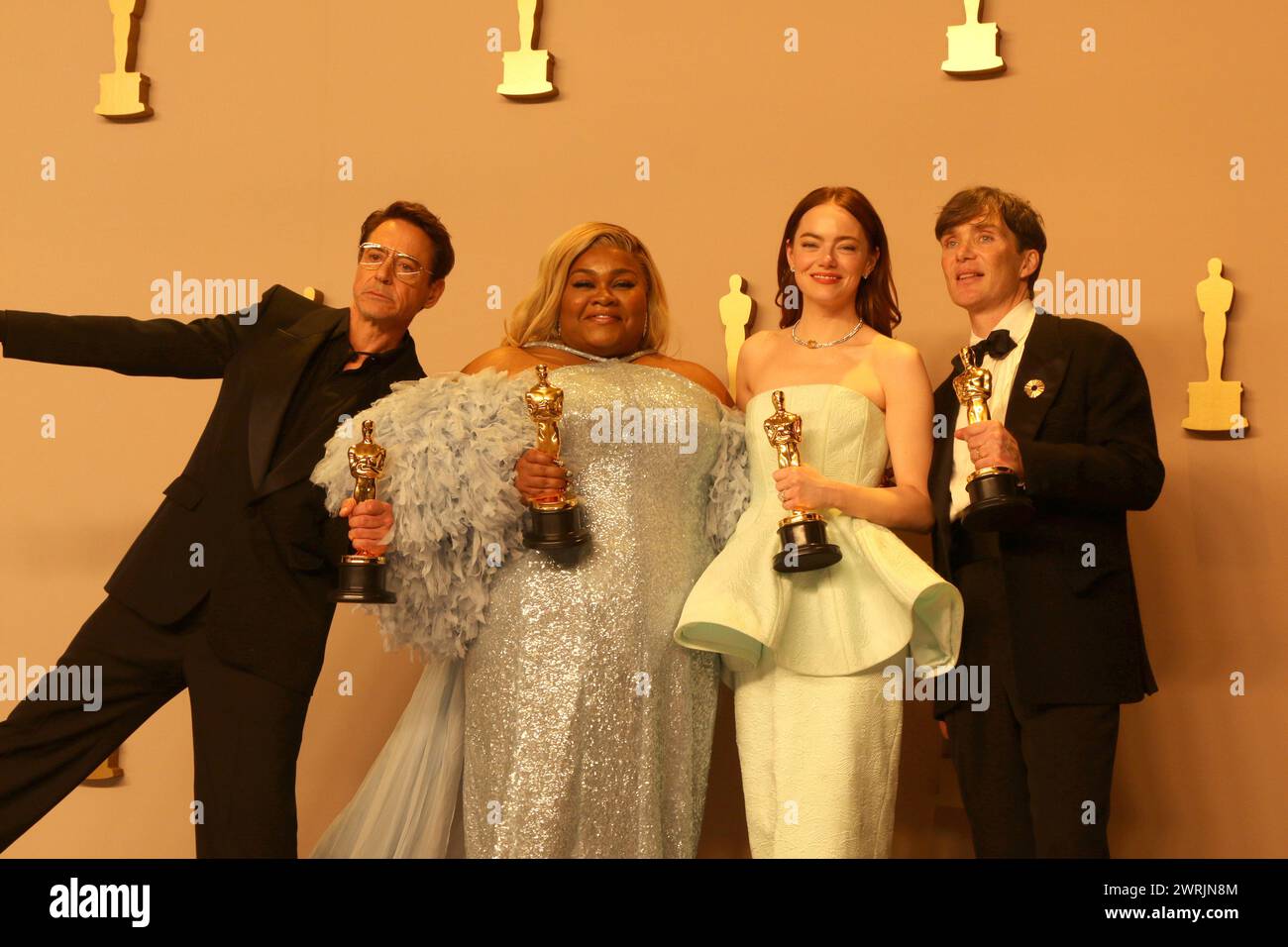 LOS ANGELES - MAR 10: Robert Downey Jr., Da'Vine Joy Randolph, Emma ...