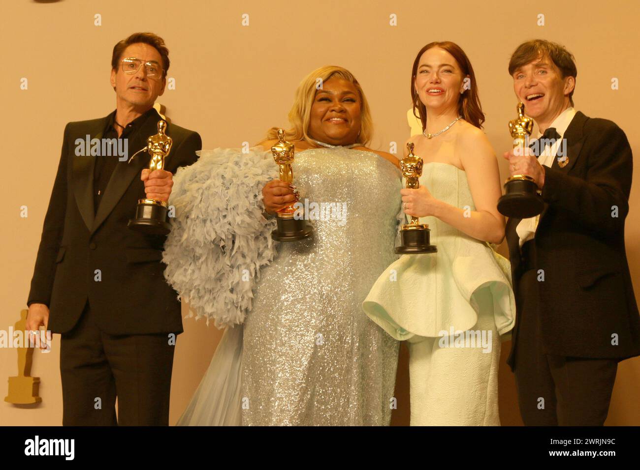 LOS ANGELES - MAR 10: Robert Downey Jr., Da'Vine Joy Randolph, Emma ...