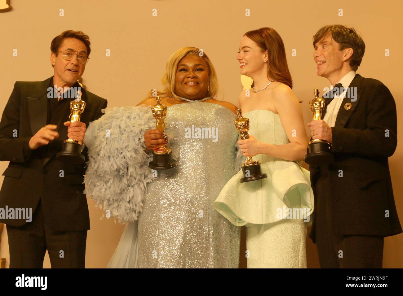 LOS ANGELES - MAR 10: Robert Downey Jr., Da'Vine Joy Randolph, Emma ...