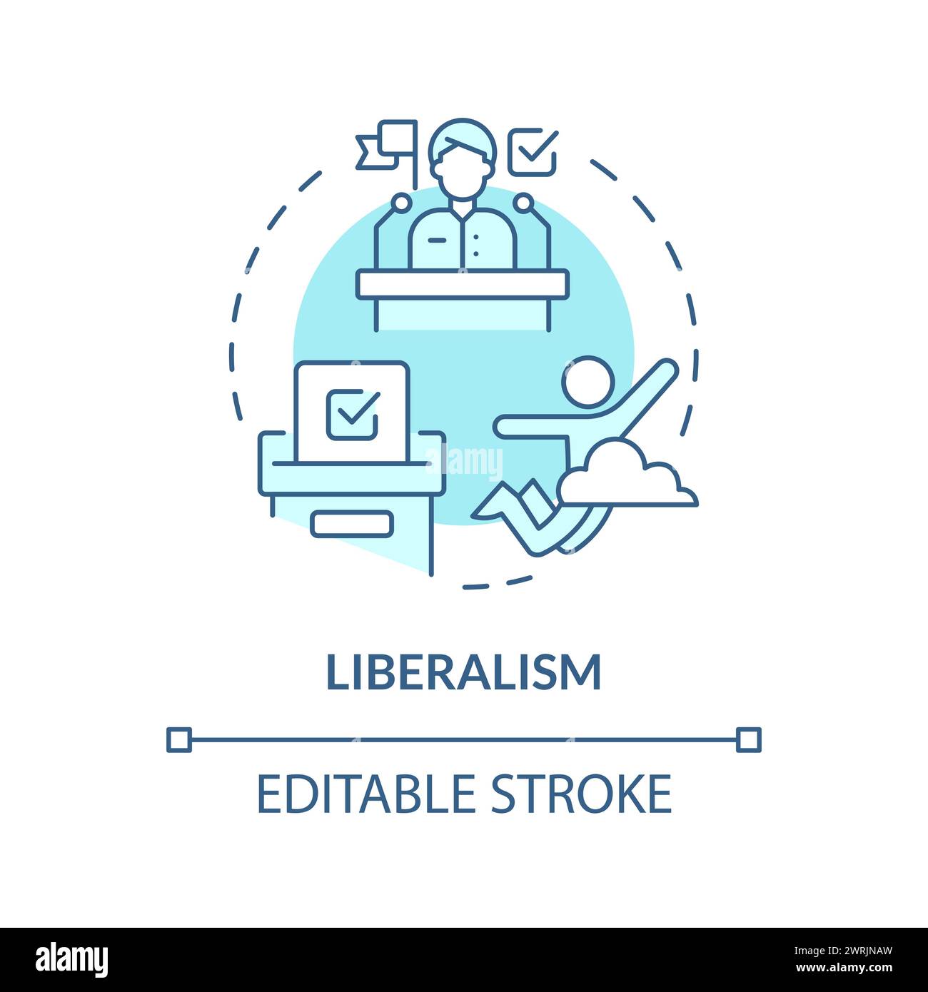 Social liberalism Stock Vector Images - Alamy
