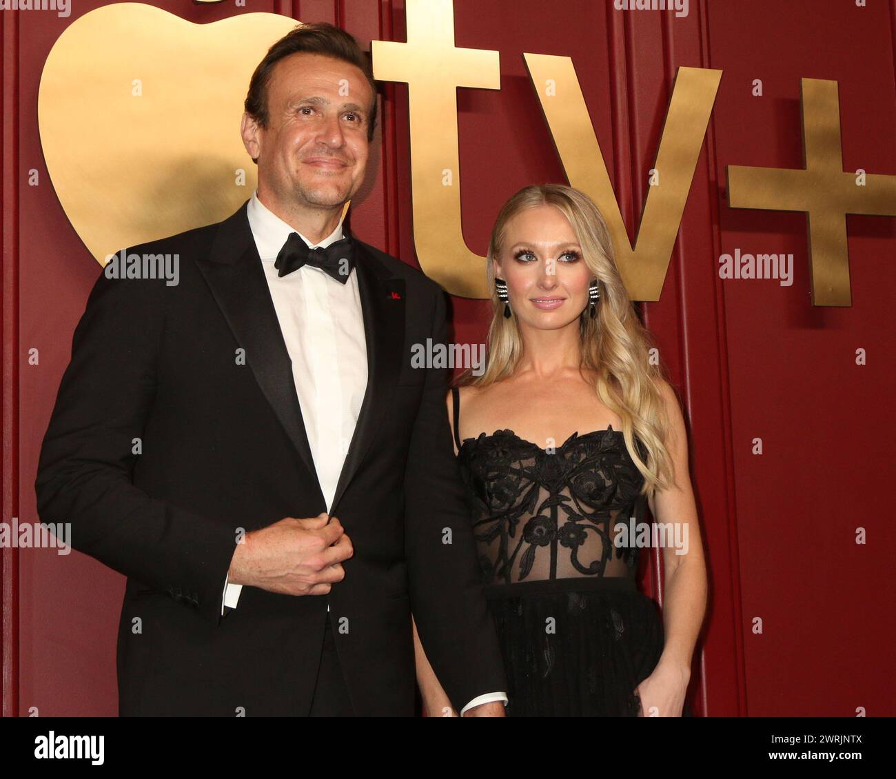 LOS ANGELES - JAN 15: Jason Segel, Kayla Radomski at the 2024 AppleTV ...