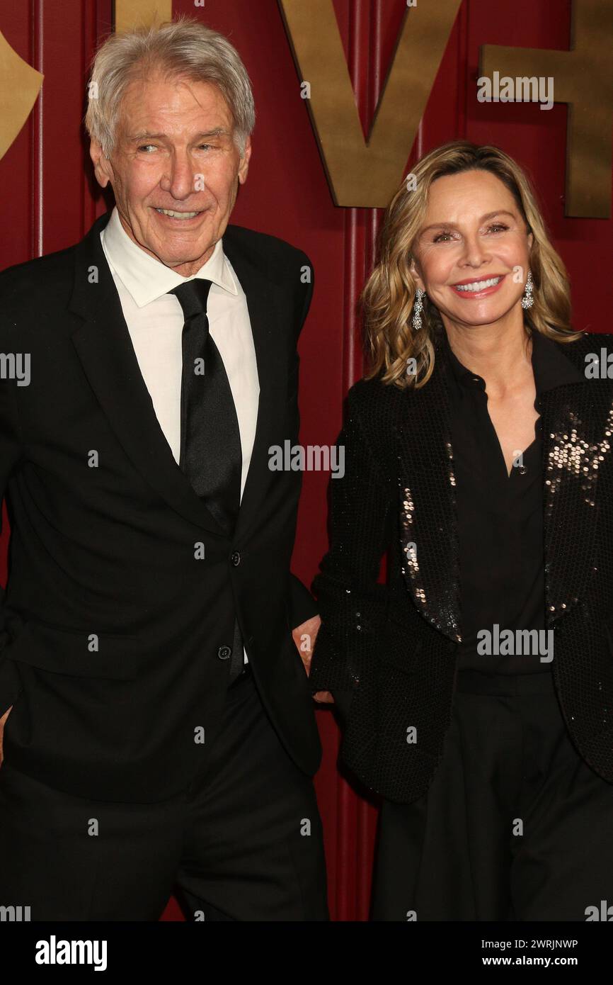 LOS ANGELES - JAN 15: Harrison Ford, Calista Flockhart at the 2024 ...