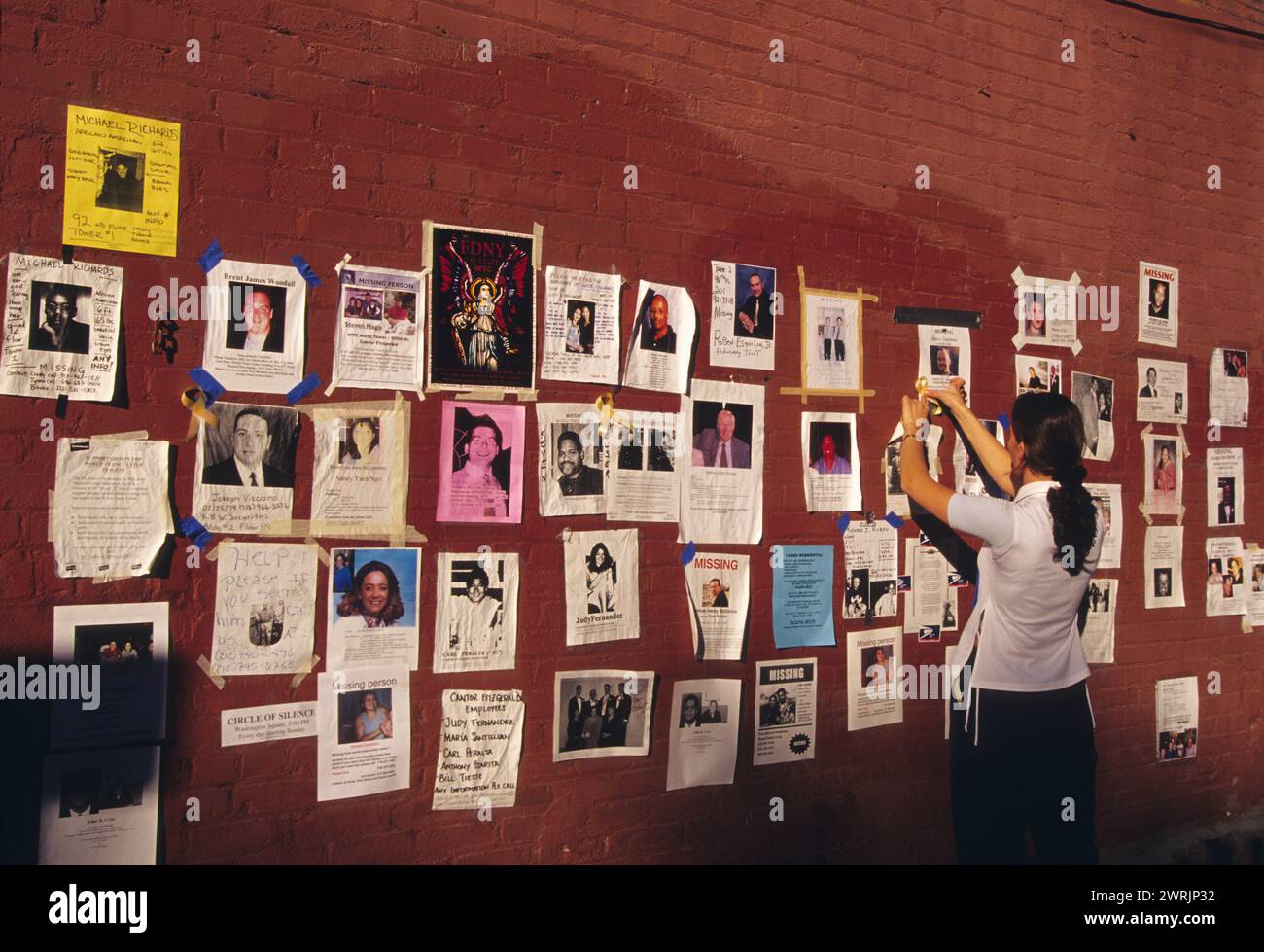 USA ground zero attack victims september 11th death new york city Stock ...