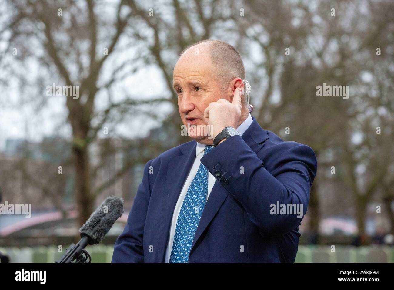 London, England, UK. 13th Mar, 2024. Post Office Minister KEVIN ...