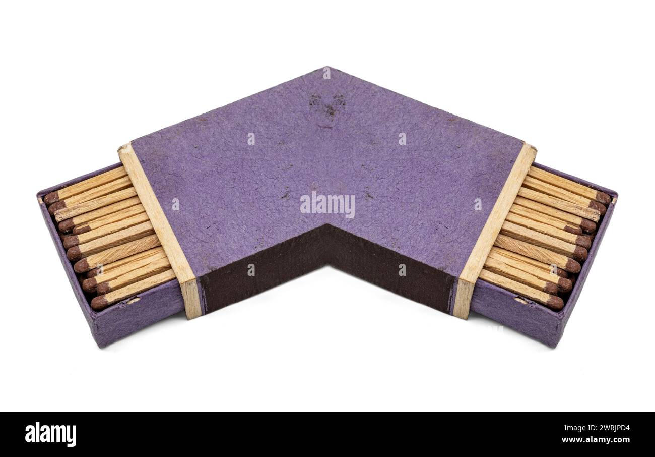 Vintage safety match box hi-res stock photography and images - Alamy